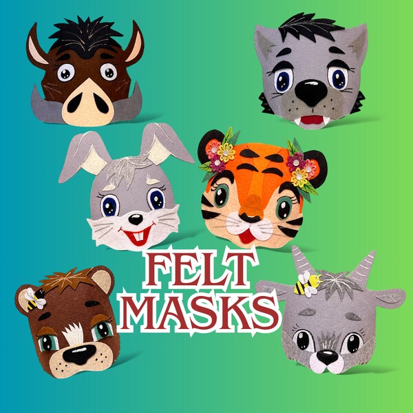 Pretend Play Mask - Etsy