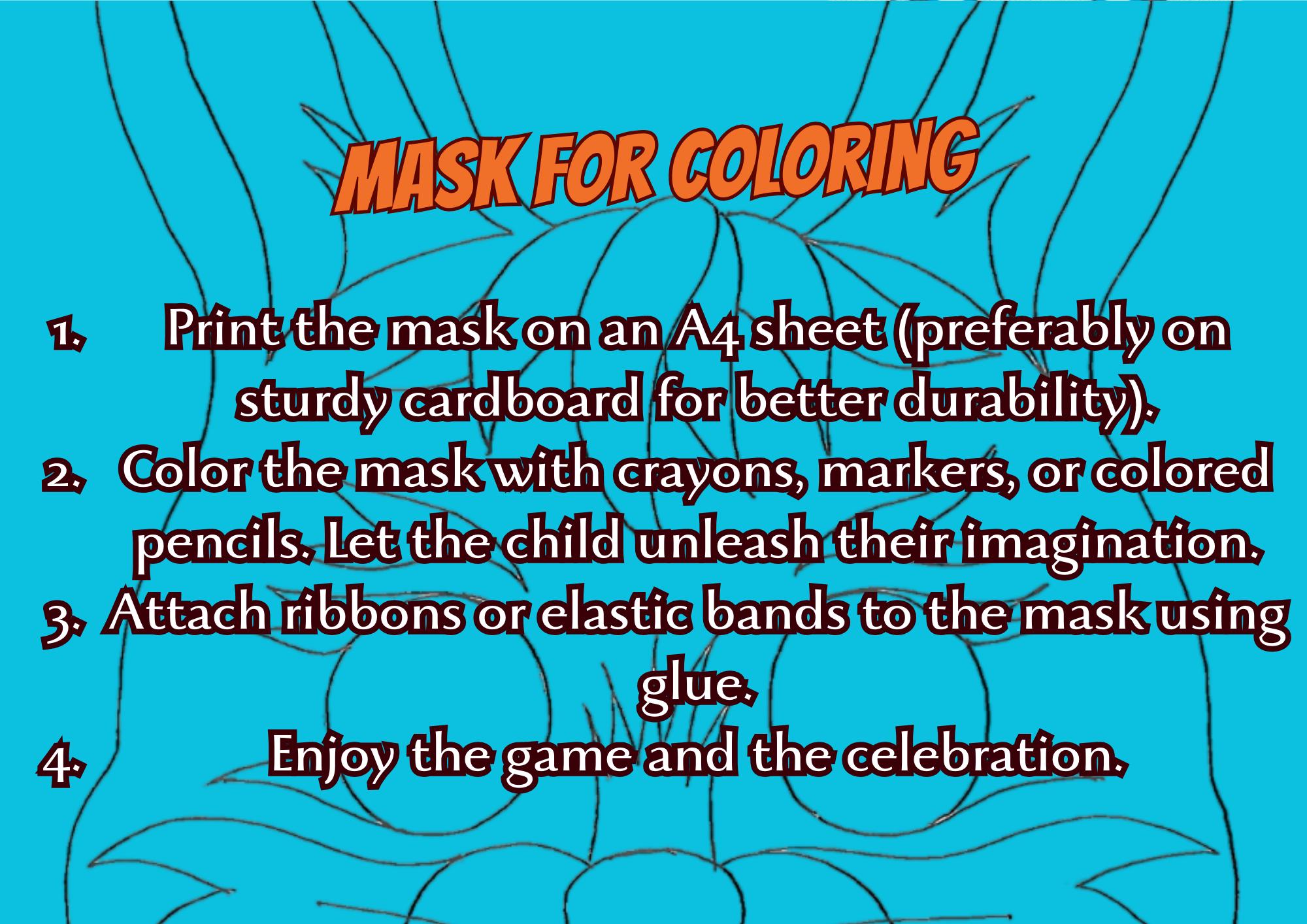 Printable Mask Bunny, Hare Mask, Printable Masks Animals, Christmas ...