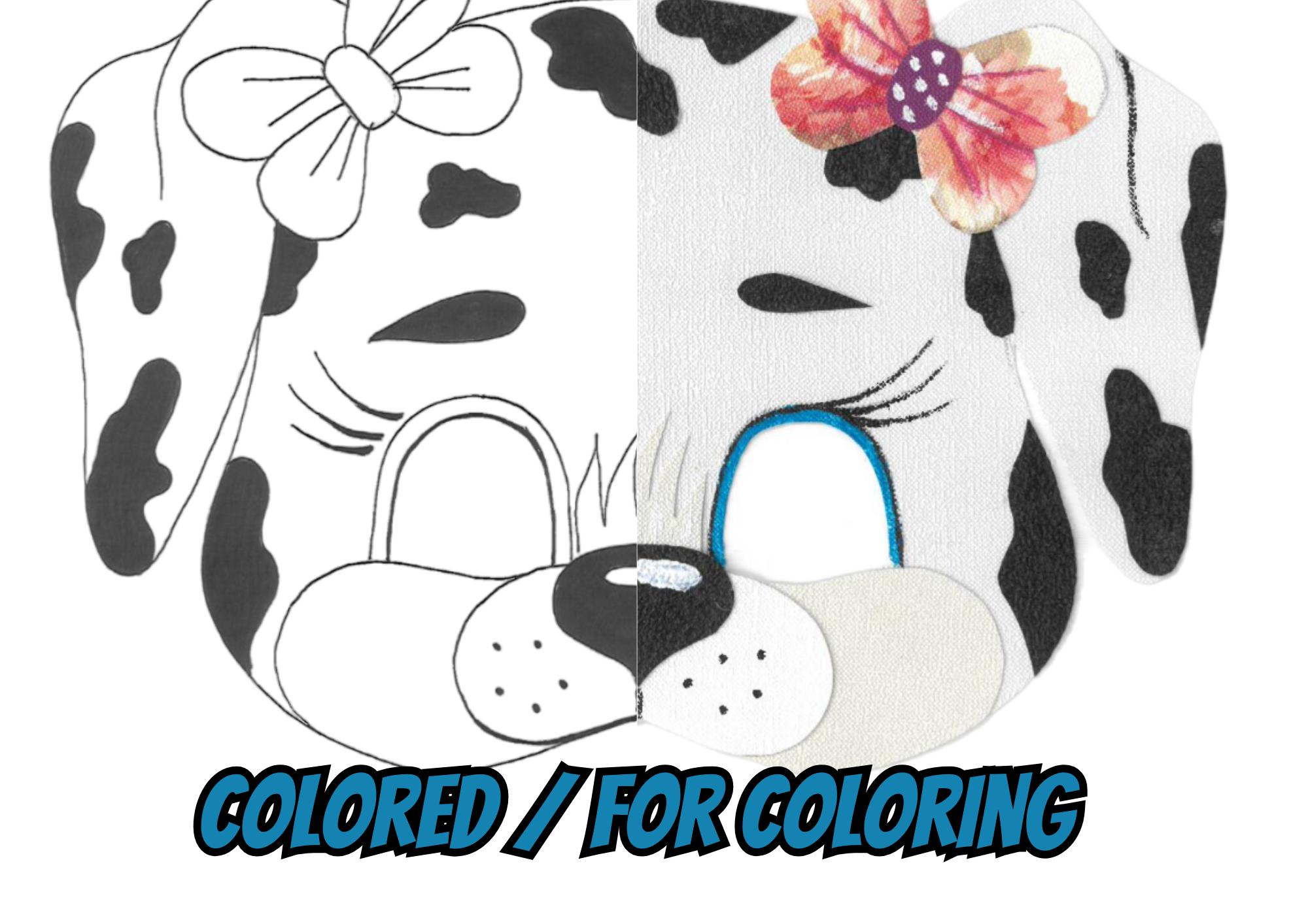 Printable Mask Dalmatian Dog, Dog Mask, Printable Masks Animals ...