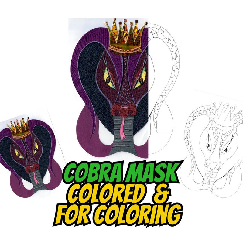 Cobra Mask - Etsy UK