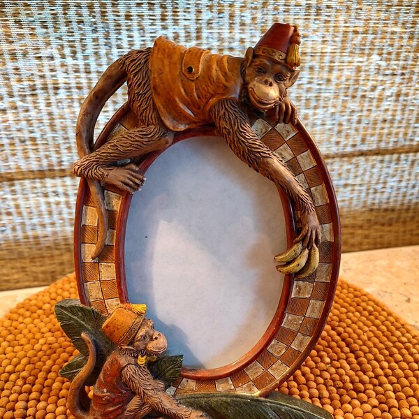 Monkey Picture Frame - Etsy