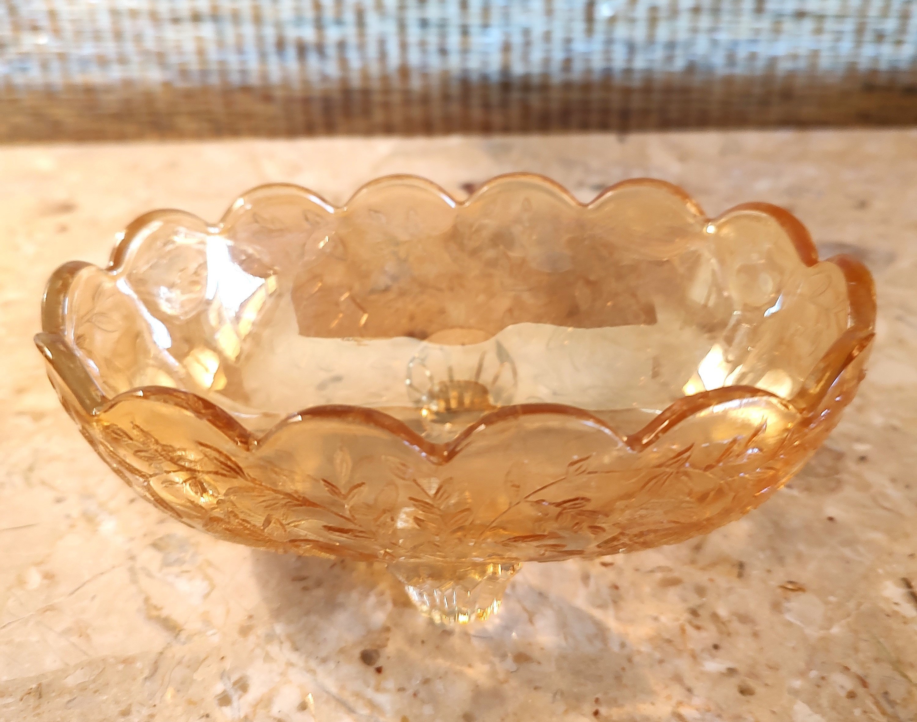 Vintage, Vintage Glass, Jeanette Glass, Antique Glass, Floragold Louisa ...