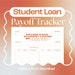 Student Loan Debt Tracker Printable Print Out Digital Download - Etsy