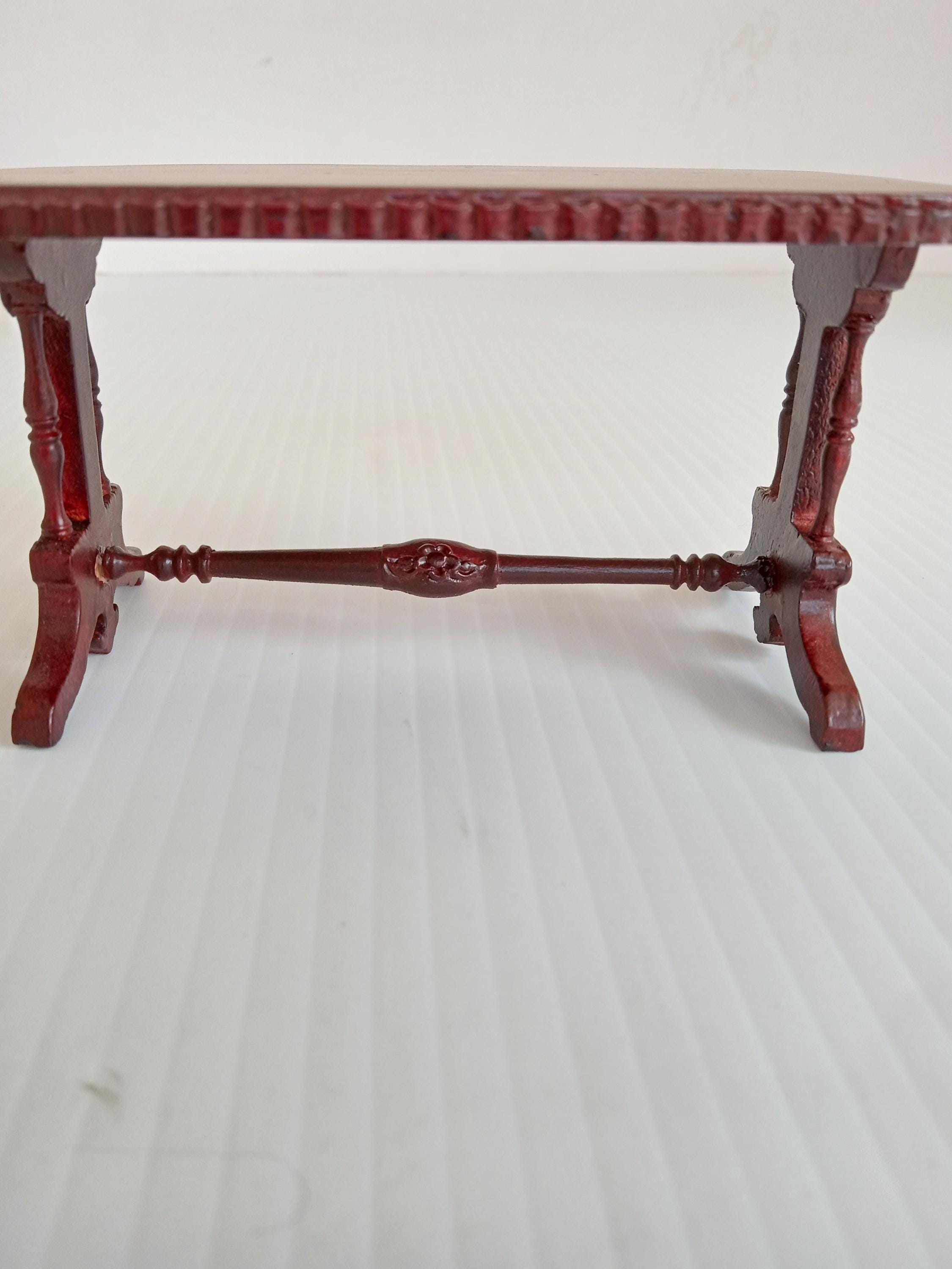 Dollhouse Miniature Dining Room Table 1/12 Scale - Etsy