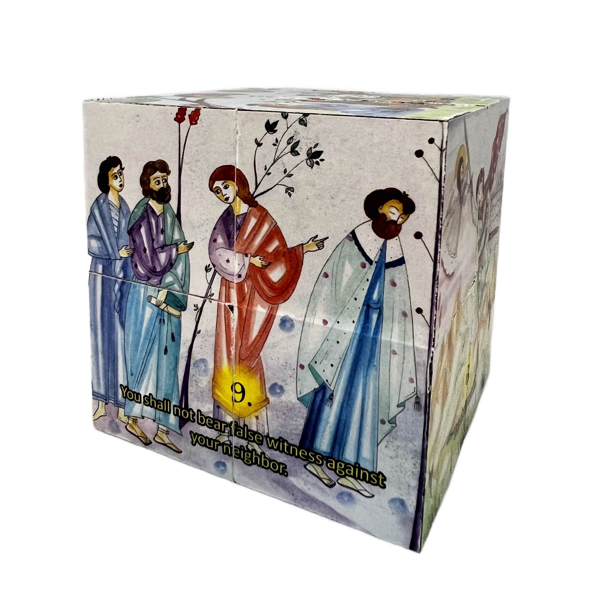 The Ten Commandments Orthodox Retractable Folding Puzzle, Orthodox Gift ...