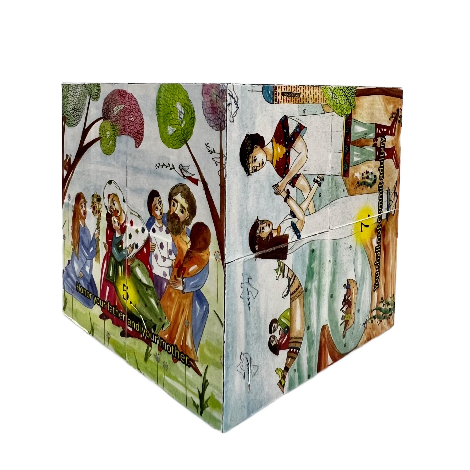 The Ten Commandments Orthodox Retractable Folding Puzzle, Orthodox Gift ...