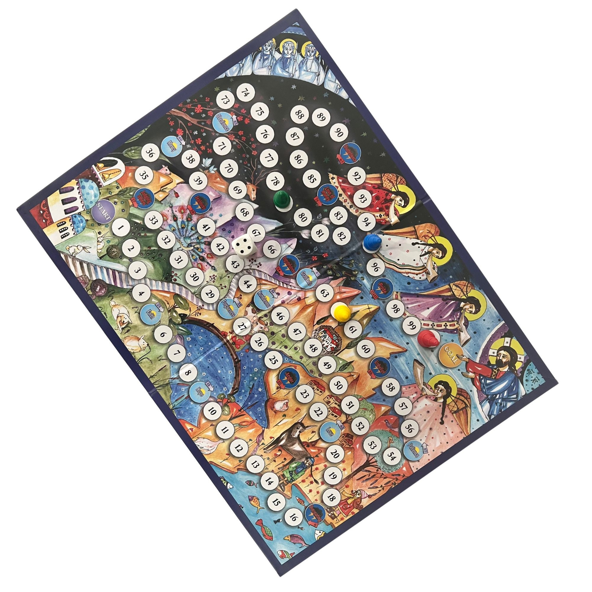 The Narrow Path Christian Board Game: Bible Learning Family Fun - Etsy