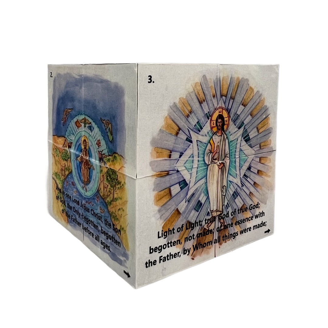 The Symbol of the Orthodox Faith Retractable Cube Puzzle, Orthodox Gift ...