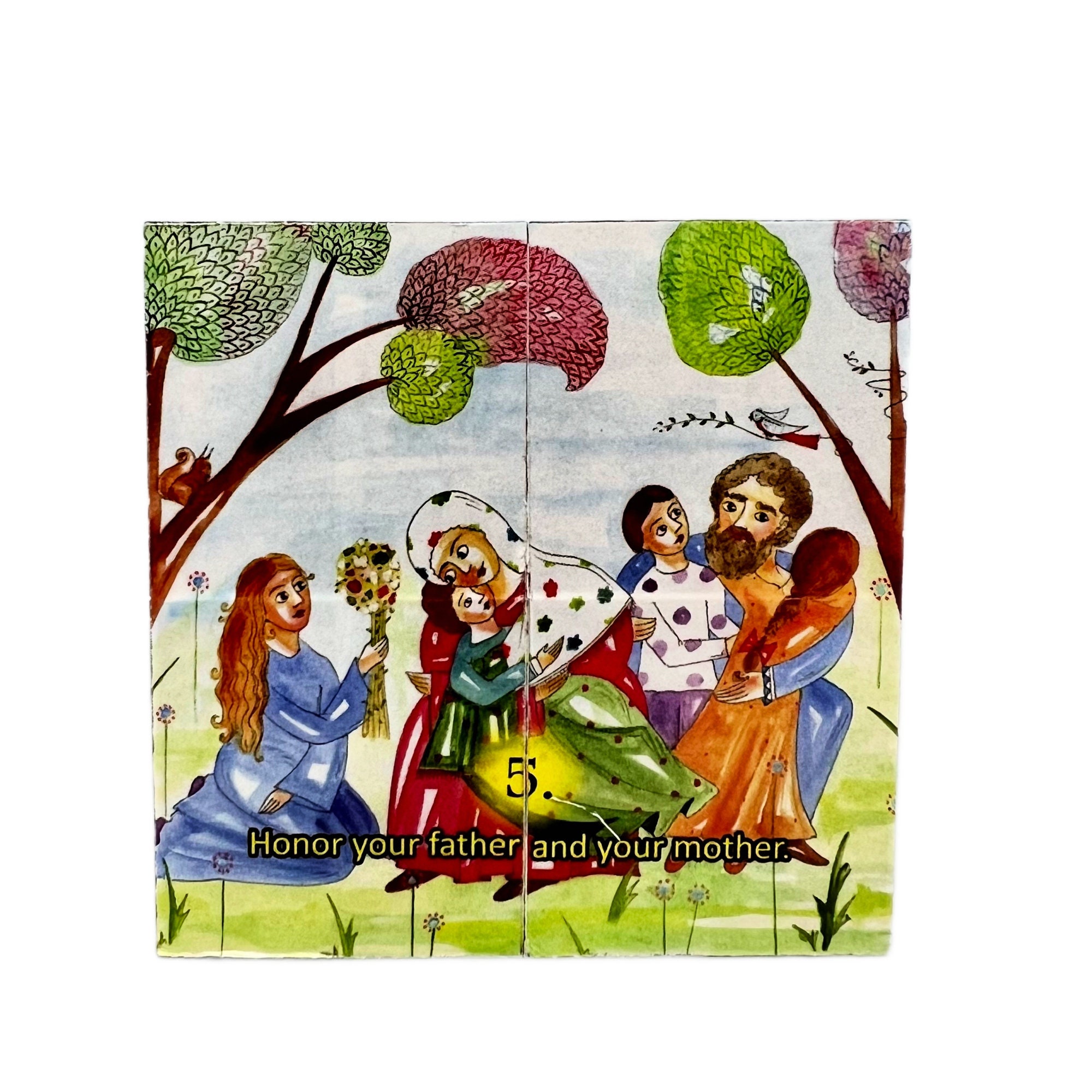 The Ten Commandments Orthodox Retractable Folding Puzzle, Orthodox Gift ...