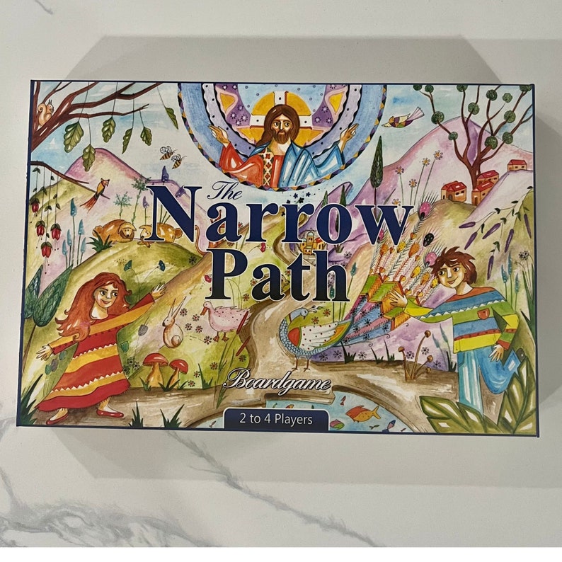 Board Game the Narrow Path: Bible Learning Fun, Christian Family - Etsy