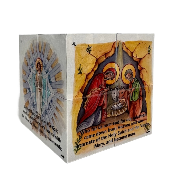 The Symbol of the Orthodox Faith Retractable Cube Puzzle, Orthodox Gift ...