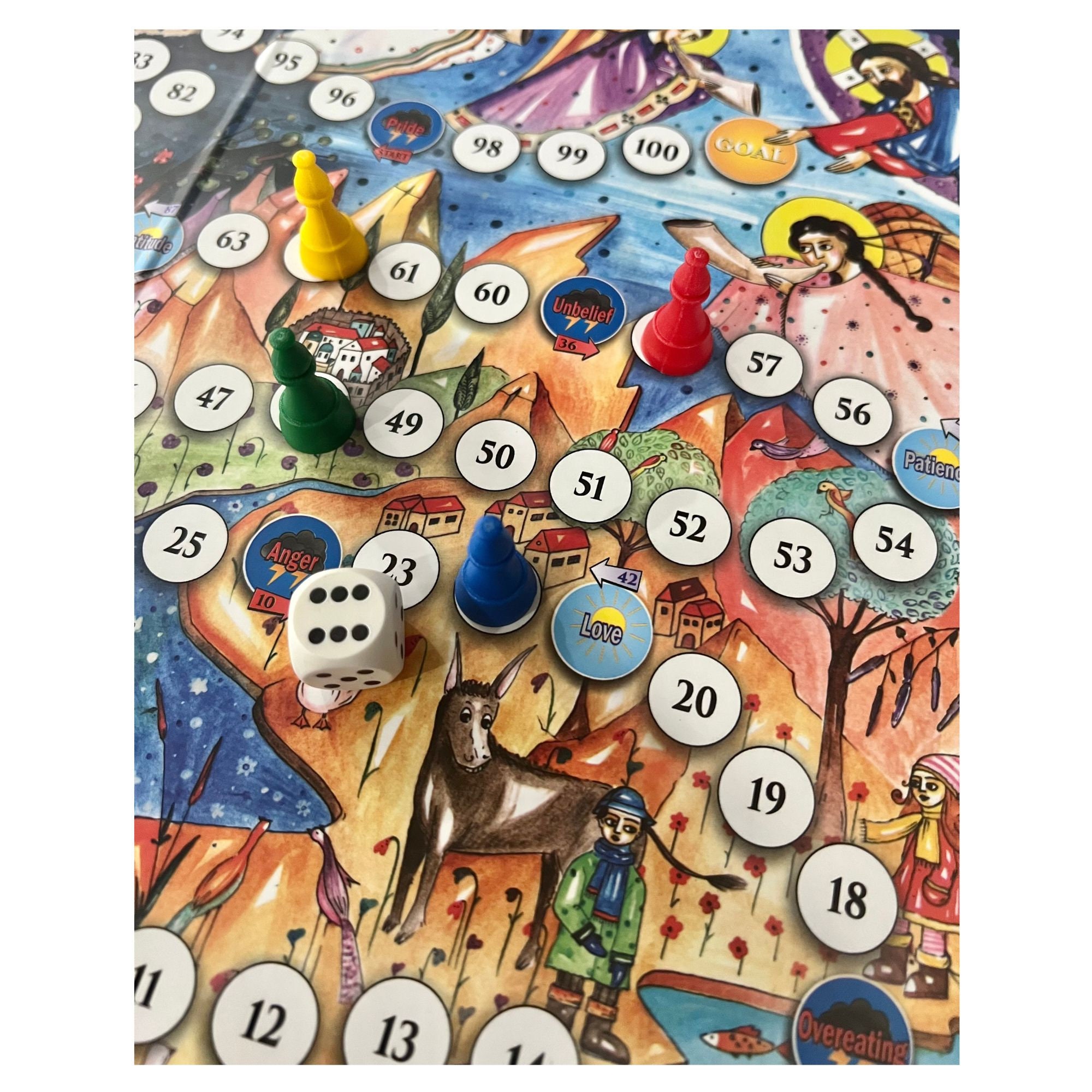 The Narrow Path Christian Board Game: Bible Learning Family Fun - Etsy