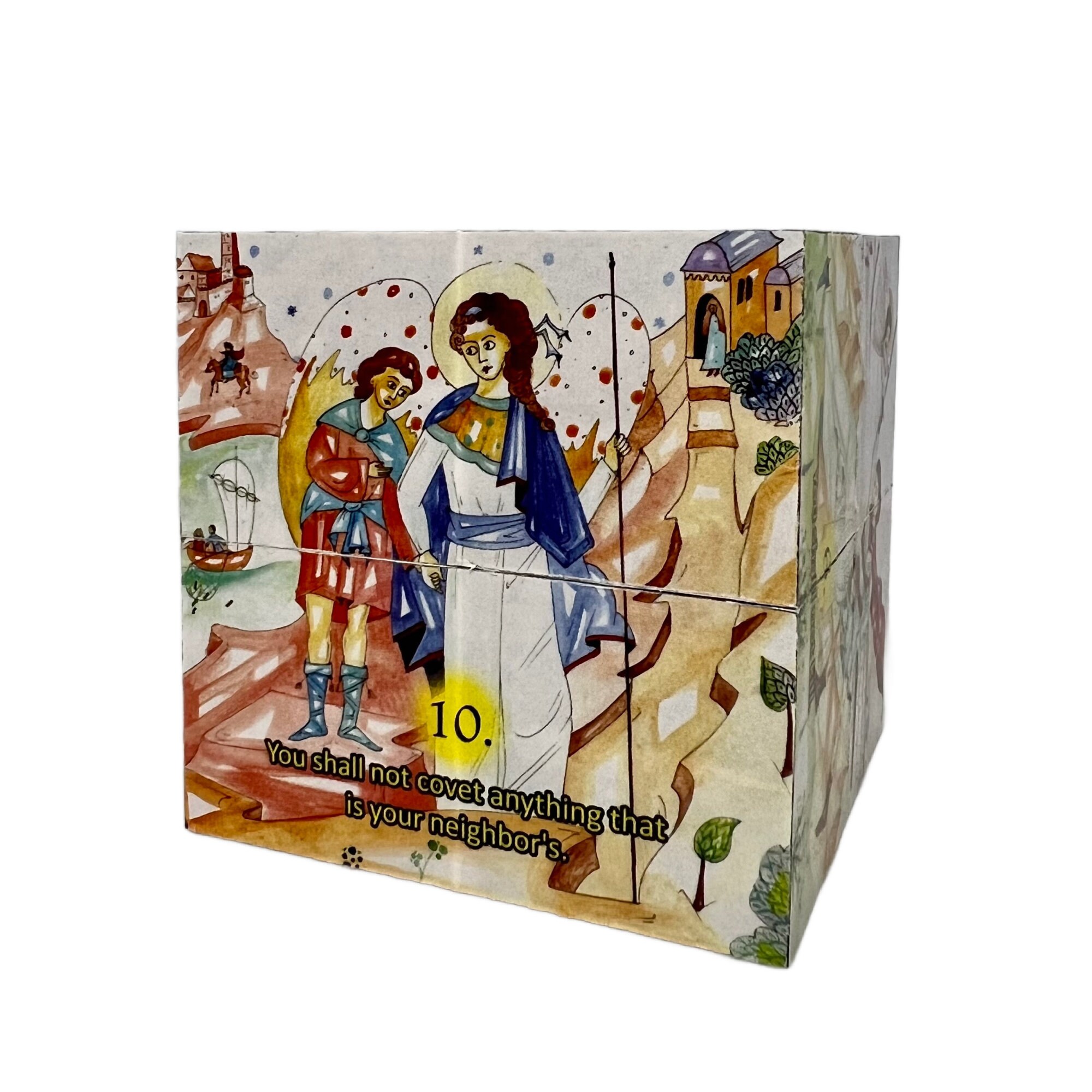 The Ten Commandments Orthodox Retractable Folding Puzzle, Orthodox Gift ...