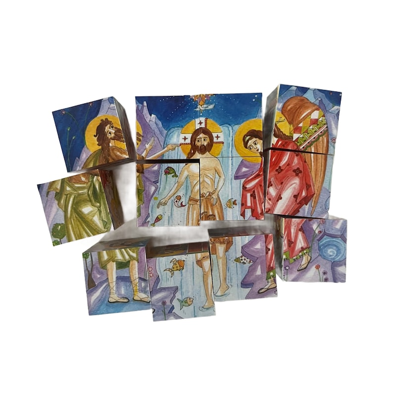 Great Feasts of the Orthodox Church-block Puzzle, Kids Educational ...