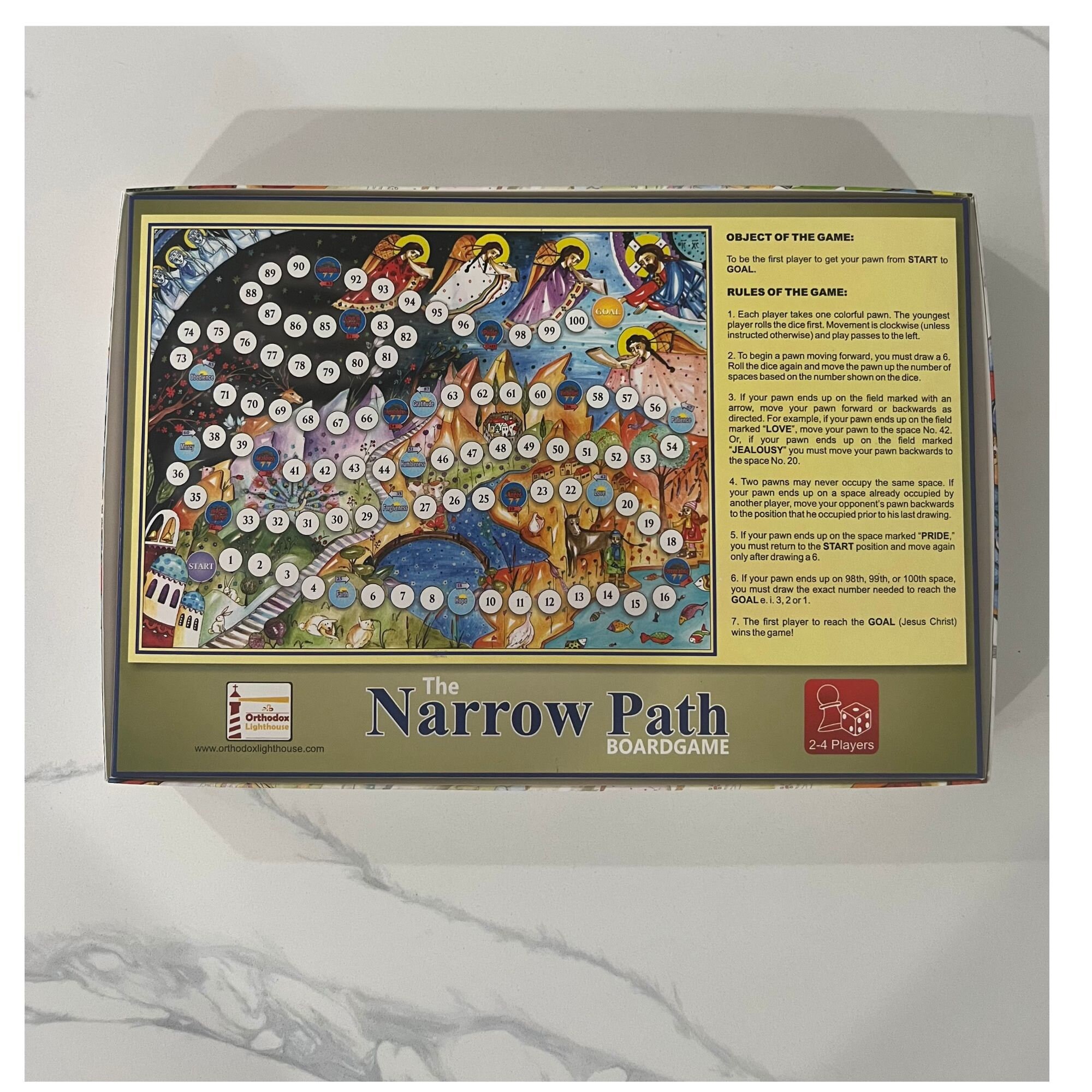 The Narrow Path Christian Board Game: Bible Learning Family Fun - Etsy
