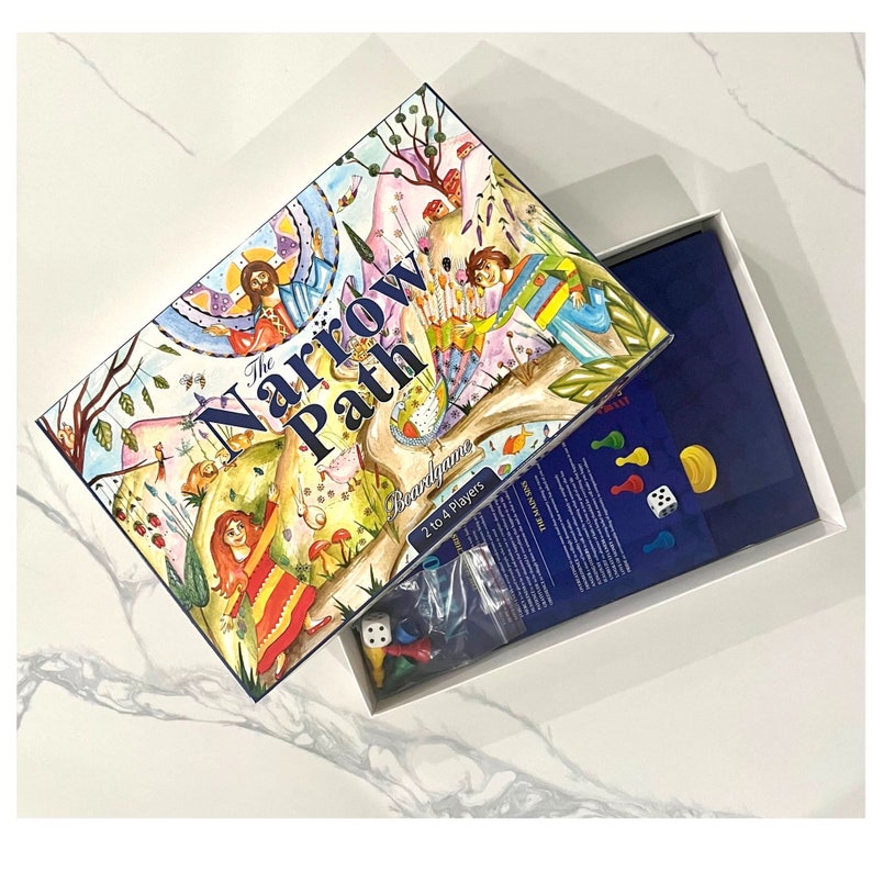 The Narrow Path Christian Board Game: Bible Learning Family Fun - Etsy
