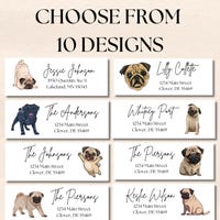 Golden Doodle Poodle Dog Puppy Animals Pets Pet Return Address Labels ...