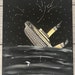 Sinking of the Titanic Hand Painting by Chloe Wall Art 11x14 Canvas ...