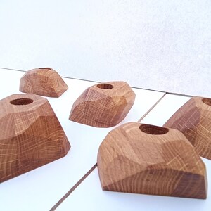 10 Holds for Climbing Polygon Shape Wooden Rock Climbing Holds Climber ...