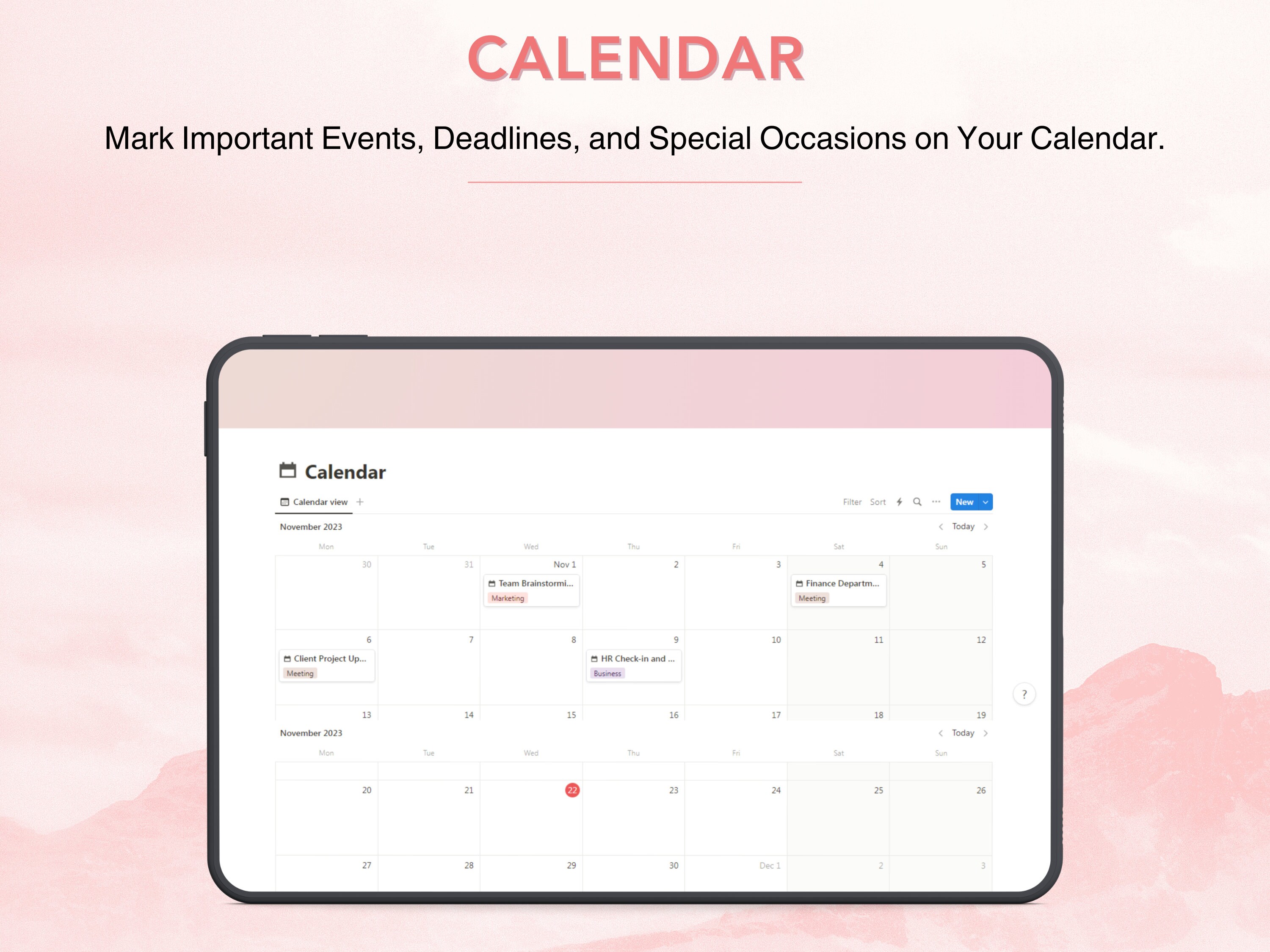 Notion Daily Weekly and Monthly Planner Template Aesthetic Notion to Do ...