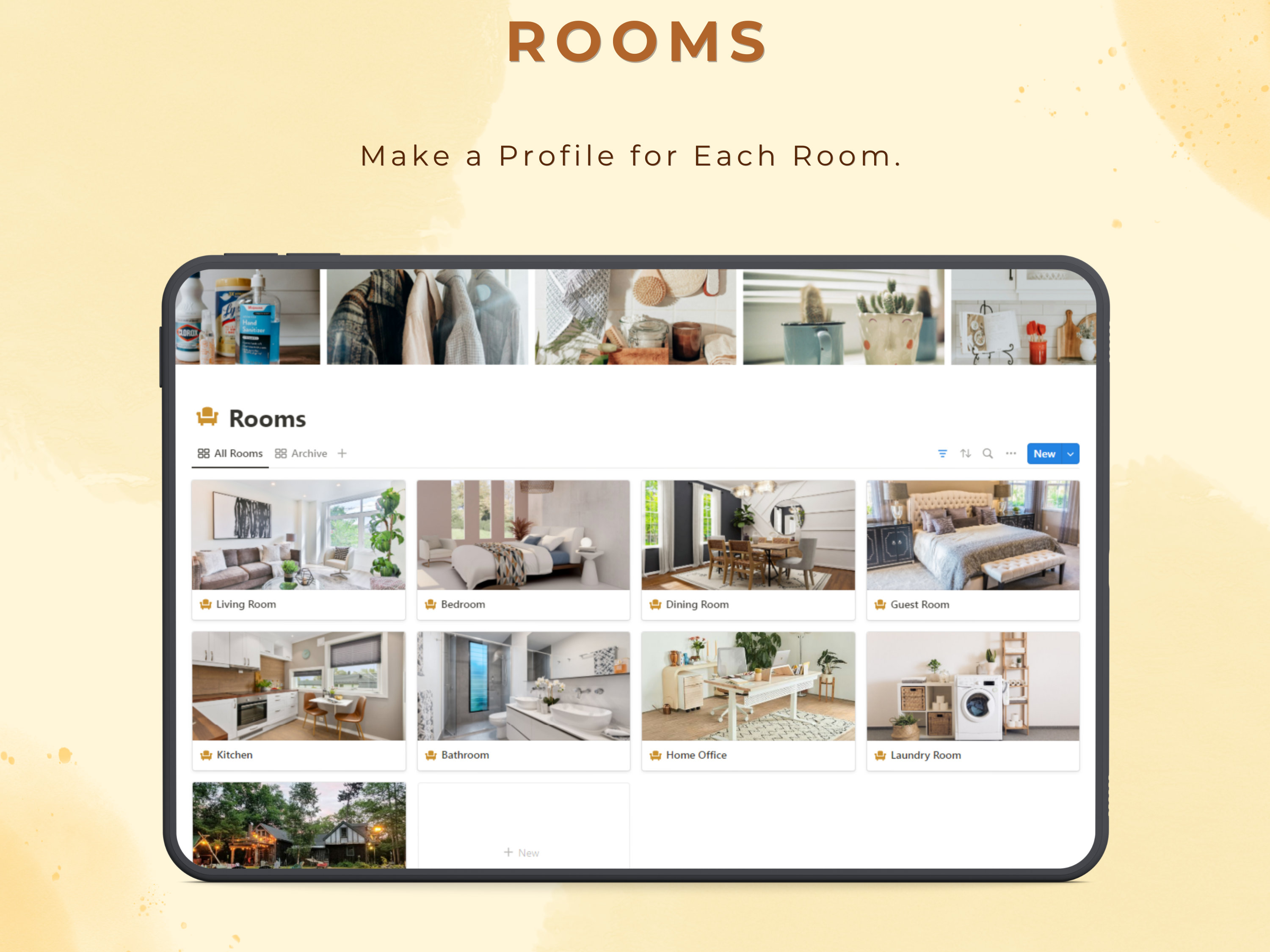 Notion Template Household Planner Home Management Cleaning Schedule ...