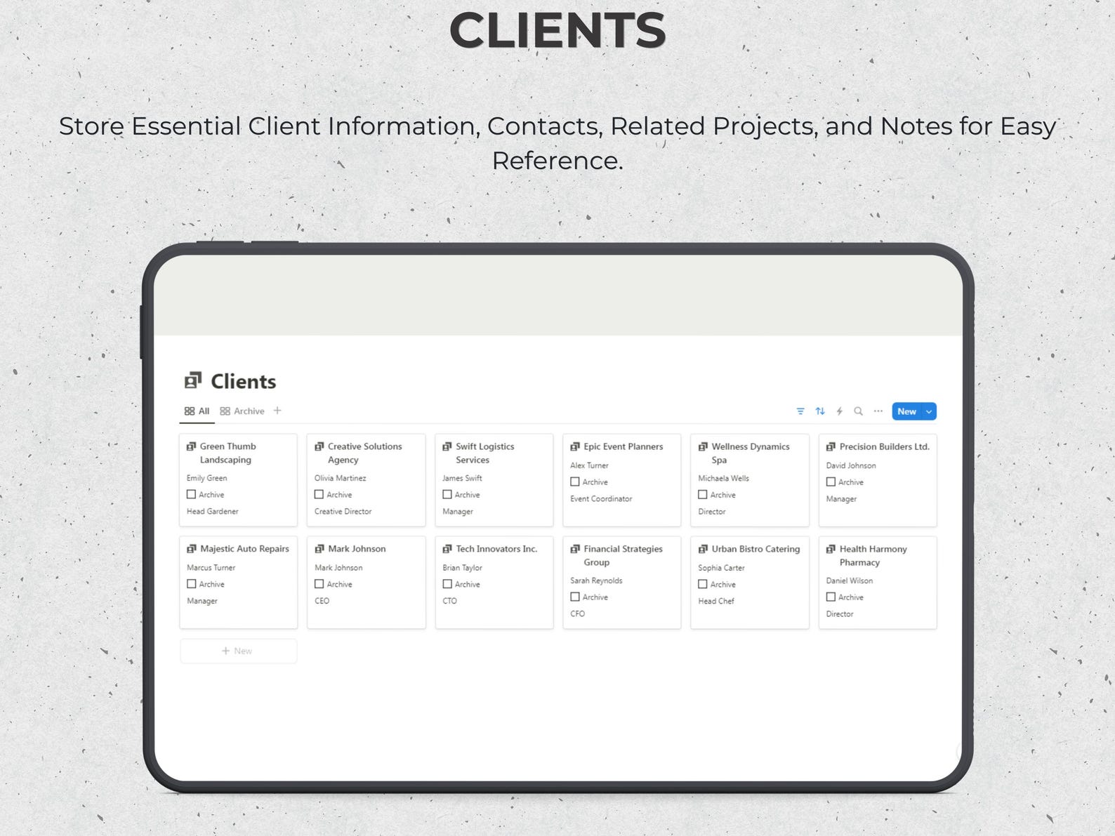 Notion Client Portal Template | Project Management CRM - Etsy