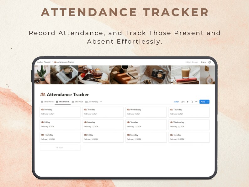Notion Teacher Planner Template Aesthetic Notion Template for Teachers ...