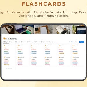Notion Template Language Learning Hub for Multiple Languages Aesthetic Study Learning Planner ...