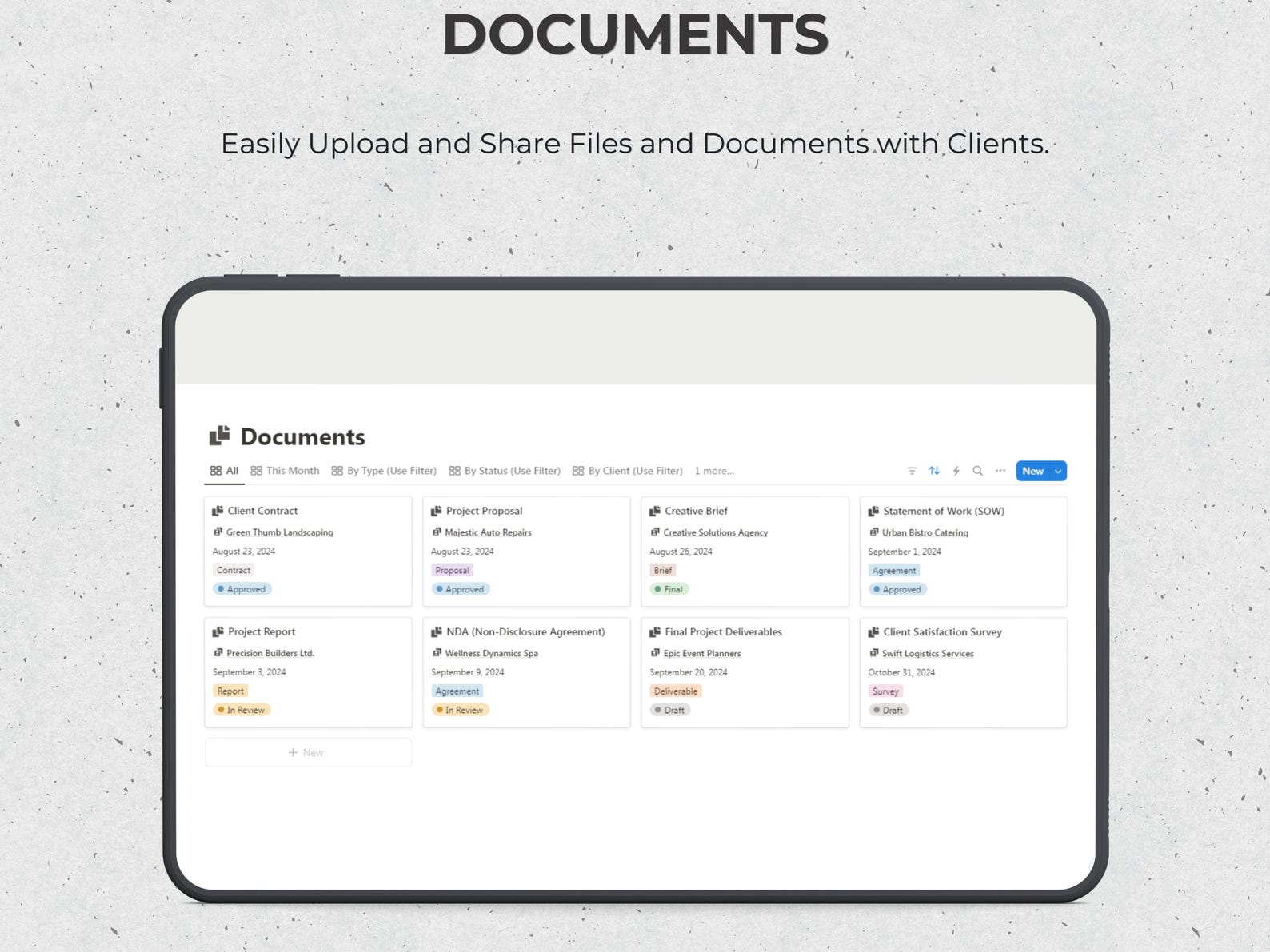 Notion Client Portal Template | Project Management CRM - Etsy