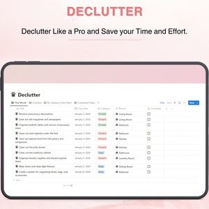 Notion Household Planner Template Home Management Cleaning Schedule Home Maintenance Checklist ...