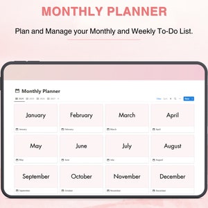Notion Household Planner Template Home Management Cleaning Schedule Home Maintenance Checklist ...