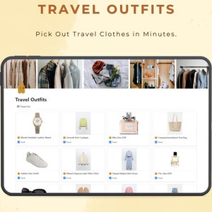 Notion Template Wardrobe Manager Outfit Planner Aesthetic Notion ...
