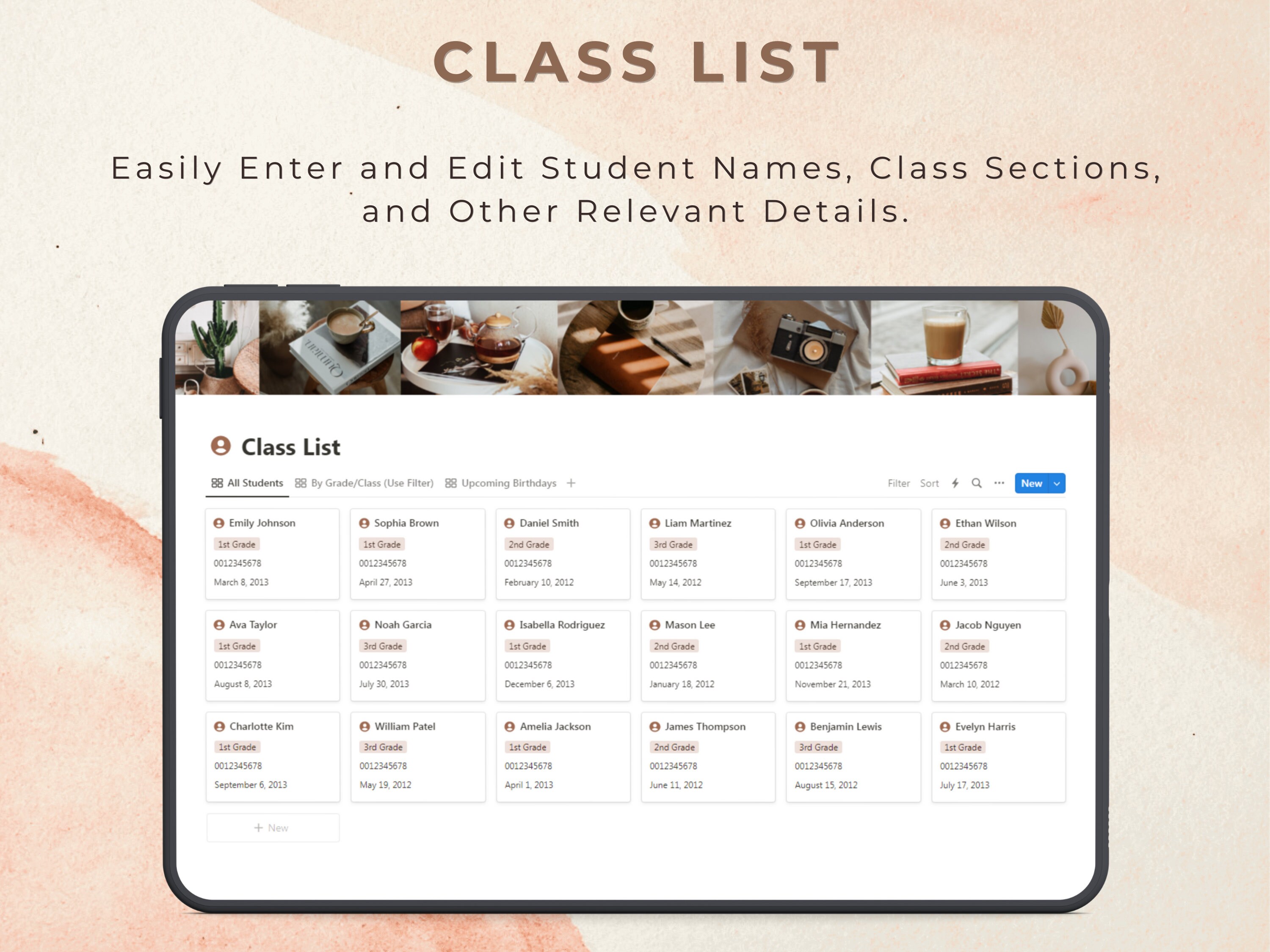 Notion Teacher Planner Template Aesthetic Notion Template for Teachers ...