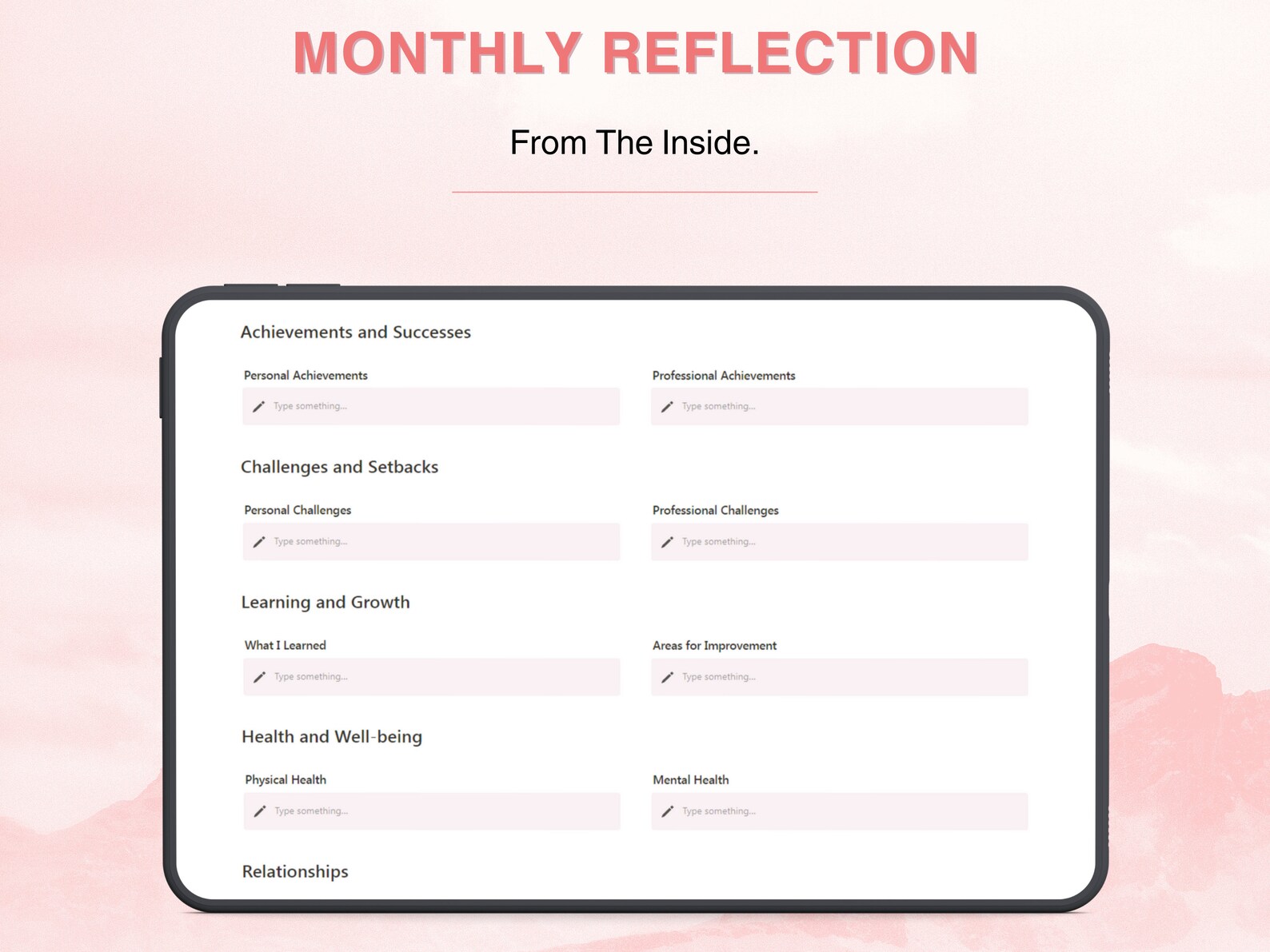 Notion Daily Journal Template With Prompts Aesthetic Notion Dairy ...