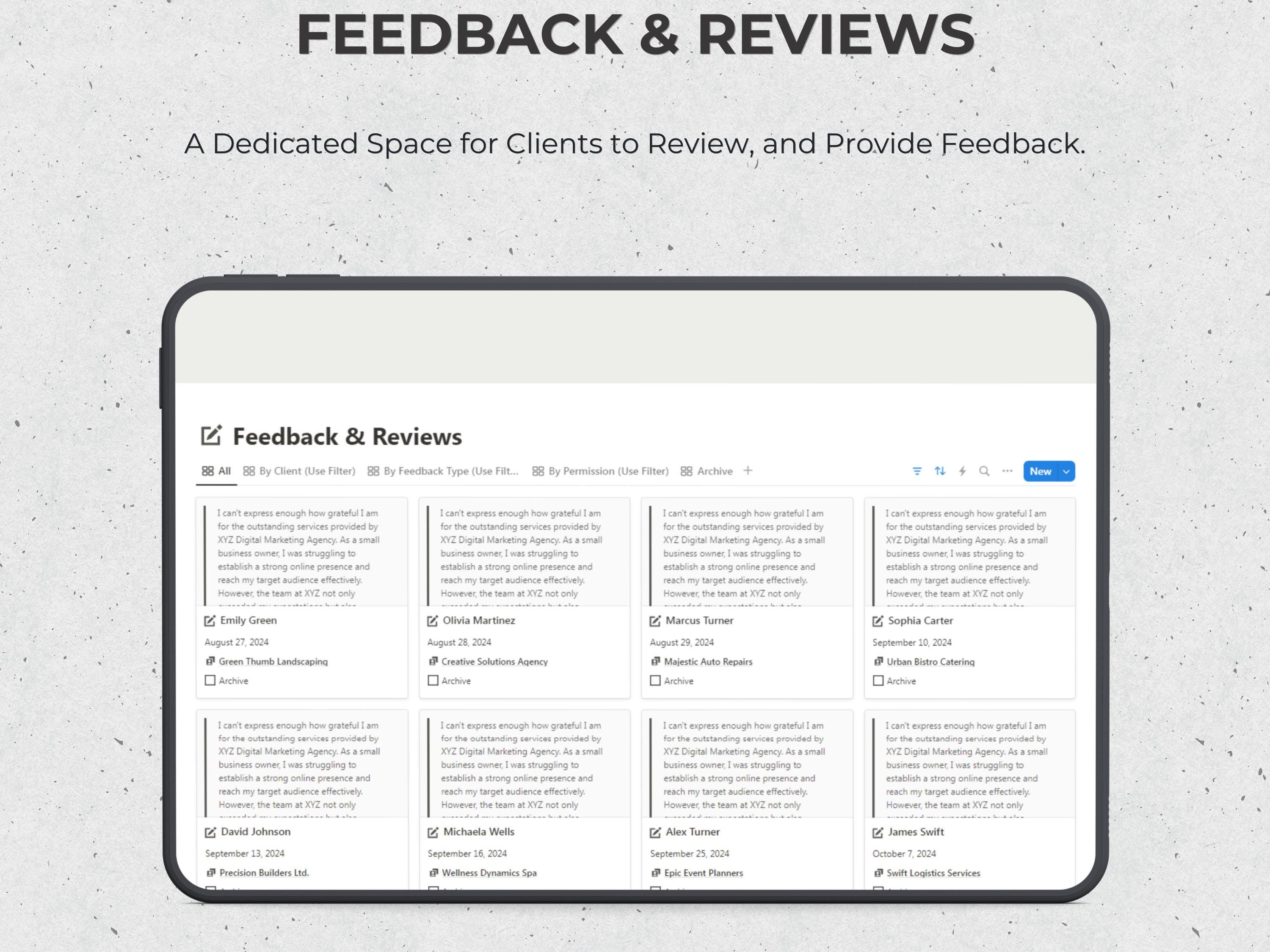 Notion Client Portal Template | Project Management CRM - Etsy