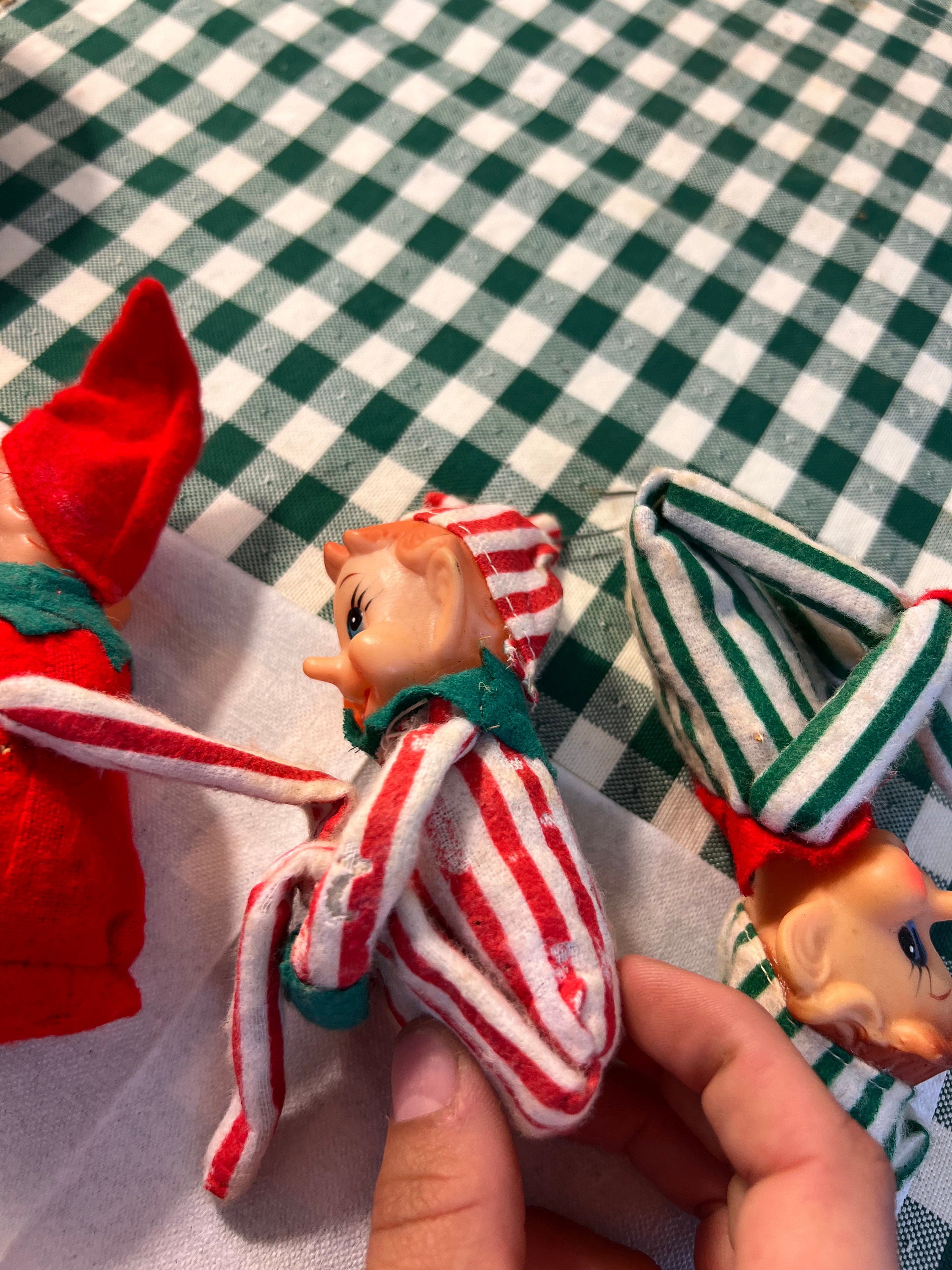 Vintage Knee Hugger Elves 50s Knee Hugger Elf Ornaments - Etsy