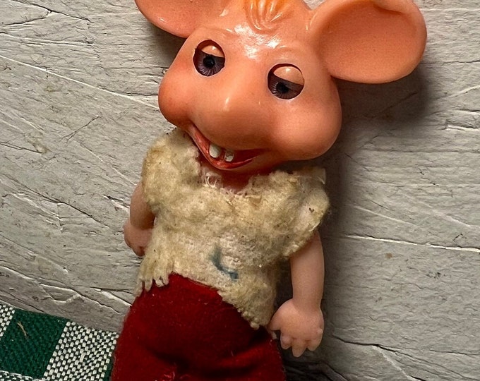 Vintage Italian Topo Gigio Mouse Character Doll - RARE Find - Etsy