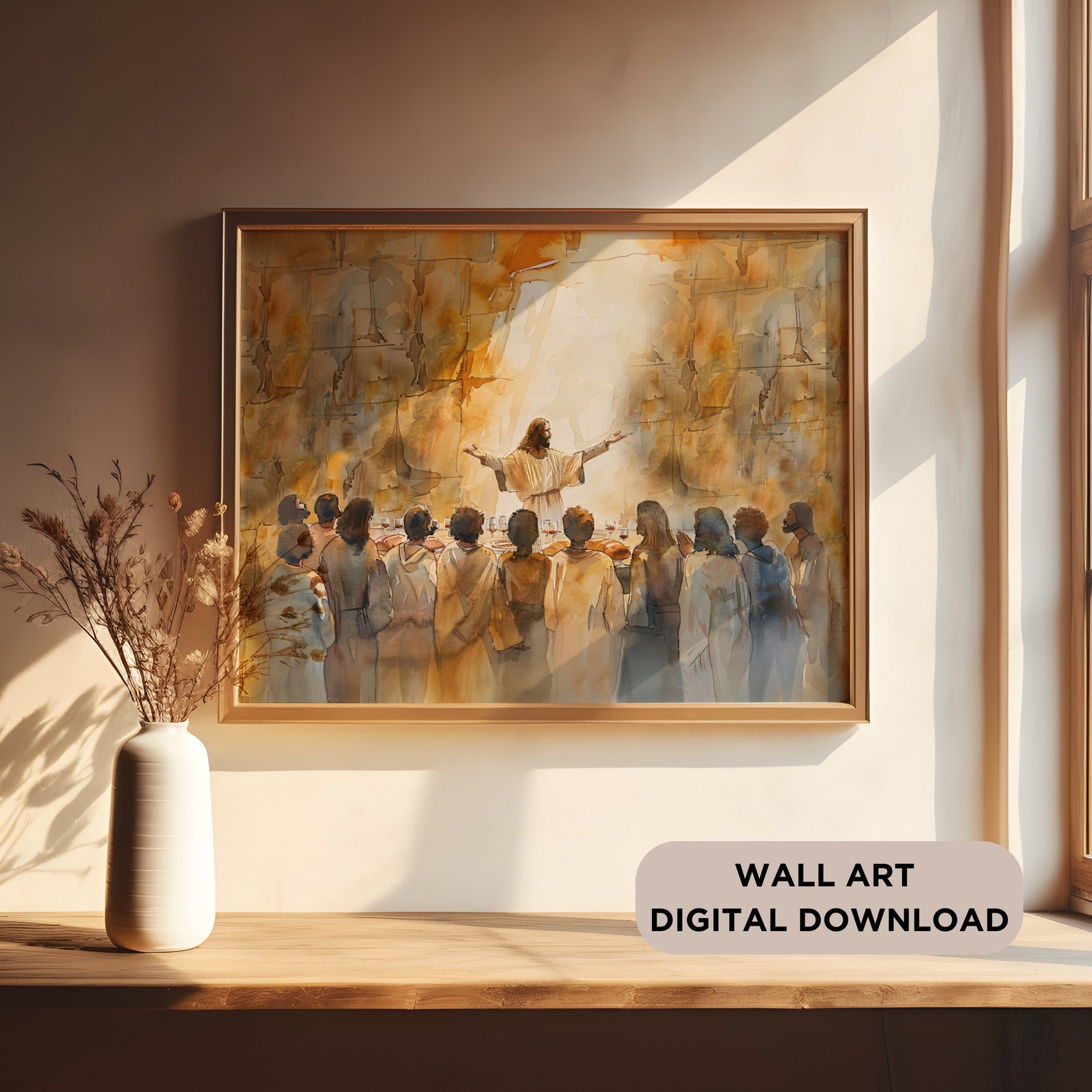 The Last Supper Modern Wall Art