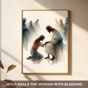 Set of 3 Miracles of Jesus Printable Minimalistic Jesus Art Miracle ...