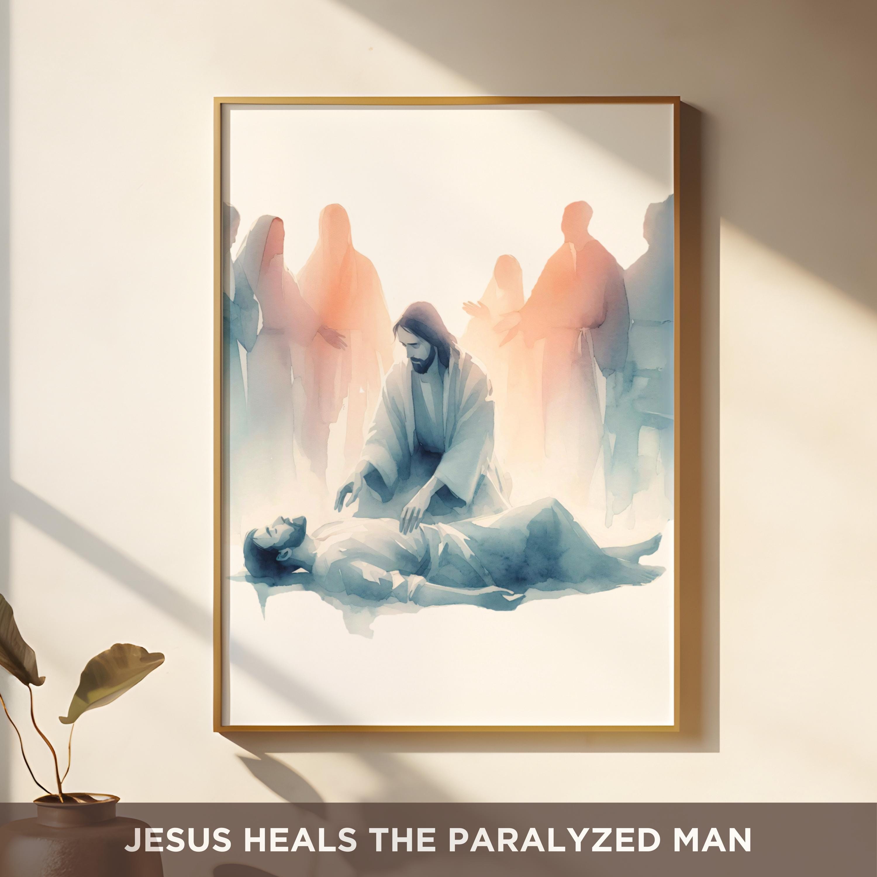 Set of 3 Miracles of Jesus Printable Minimalistic Jesus Art Miracle ...