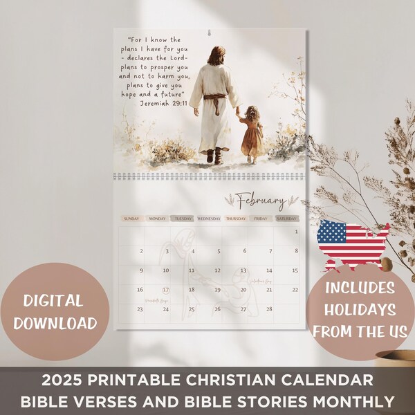 2025 Bible Verse Calendar - Etsy