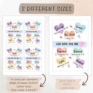 God's Conversation Hearts Valentines Christian Cards God's Love ...