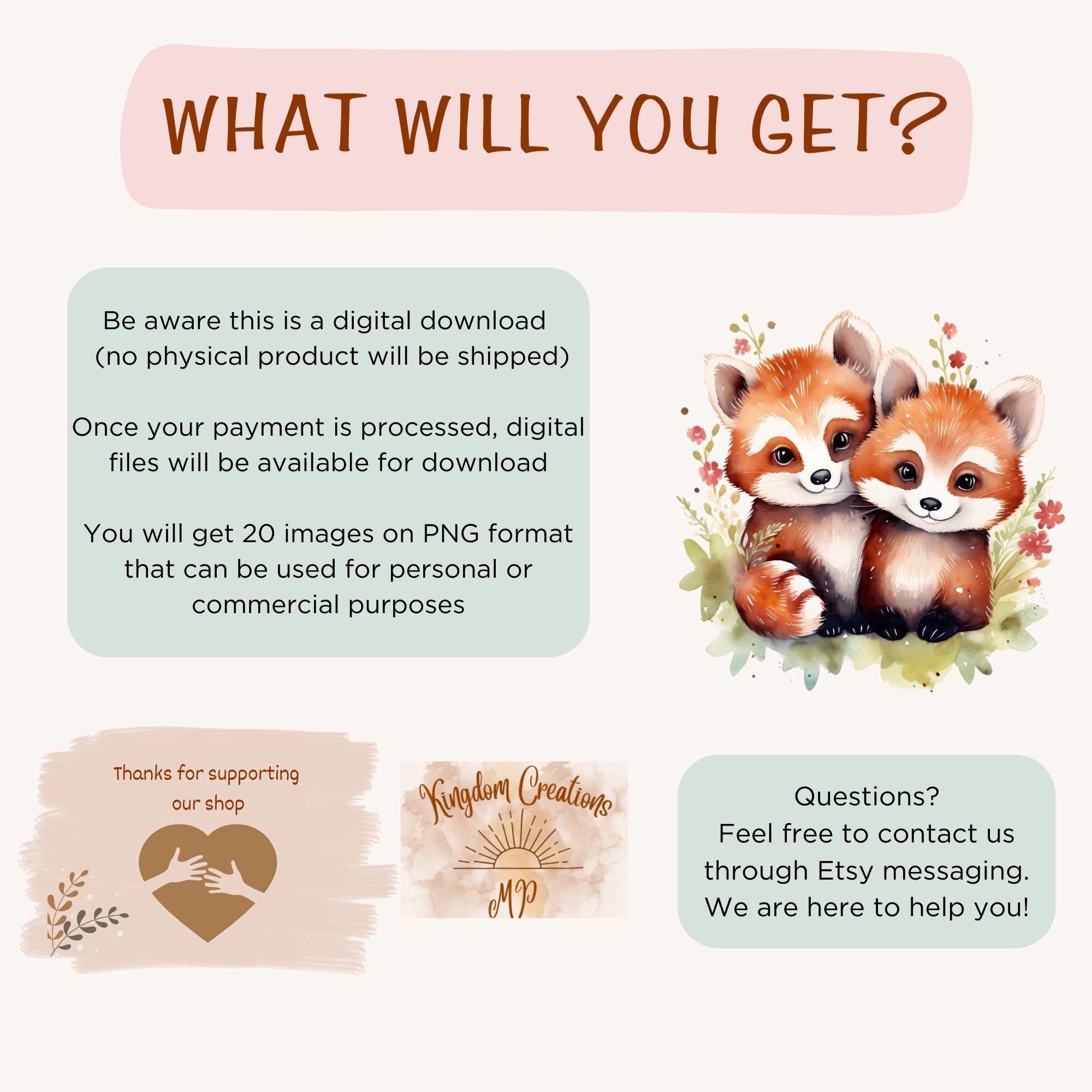 Watercolor Valentines Day Clipart Cute Woodland Animals Valentines PNG ...