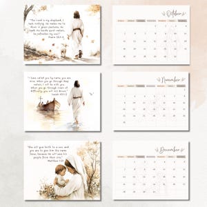 2025 Bible Verse Calendar Christian Calendar 2025 Calendar Bible Verse ...