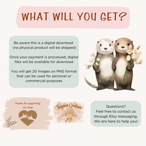 Under the Sea Animals Valentines Clipart Aquatic Animals PNG Cute ...