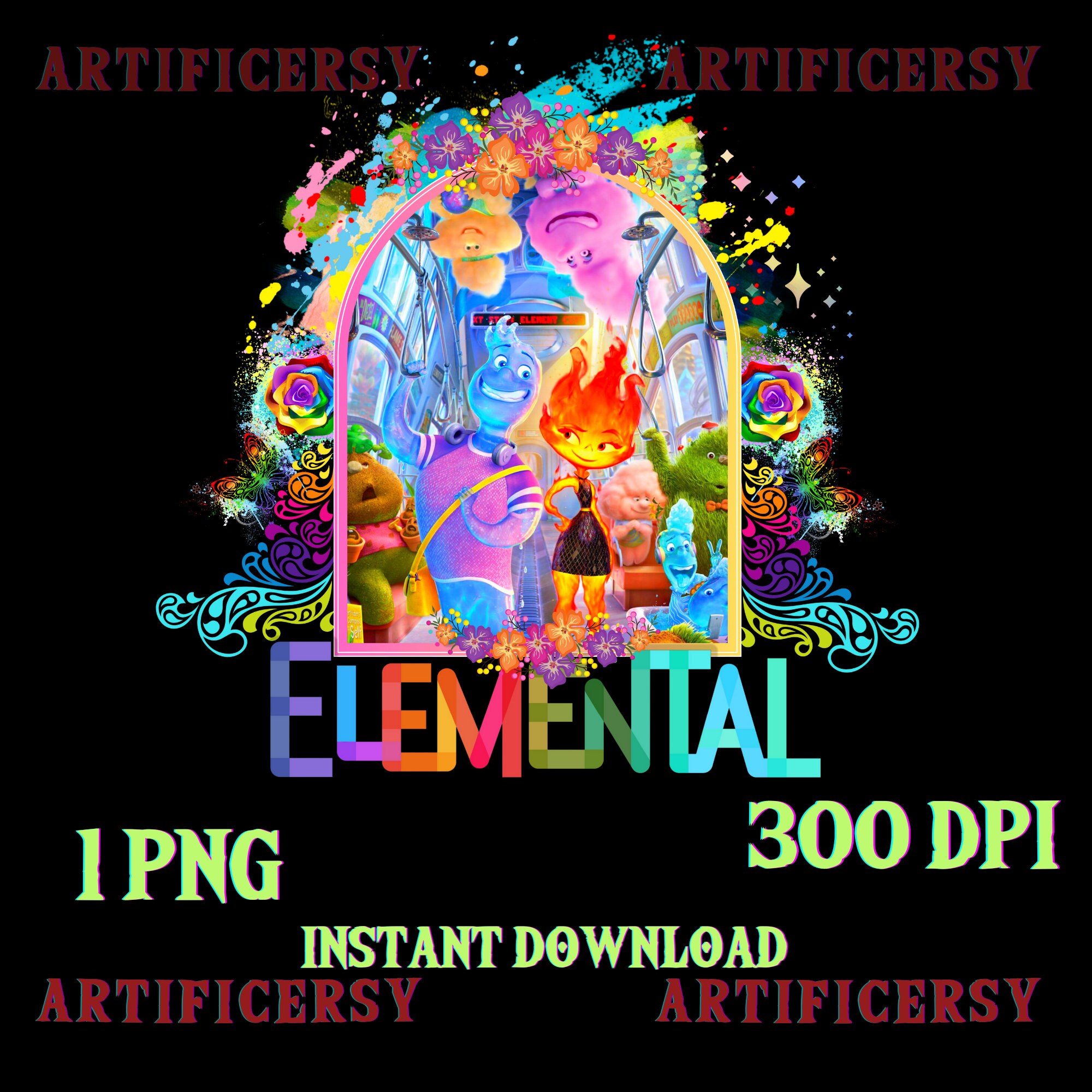 Elemental Shirt PNG, , Elemental Png, Digital Anime, Instant Download ...