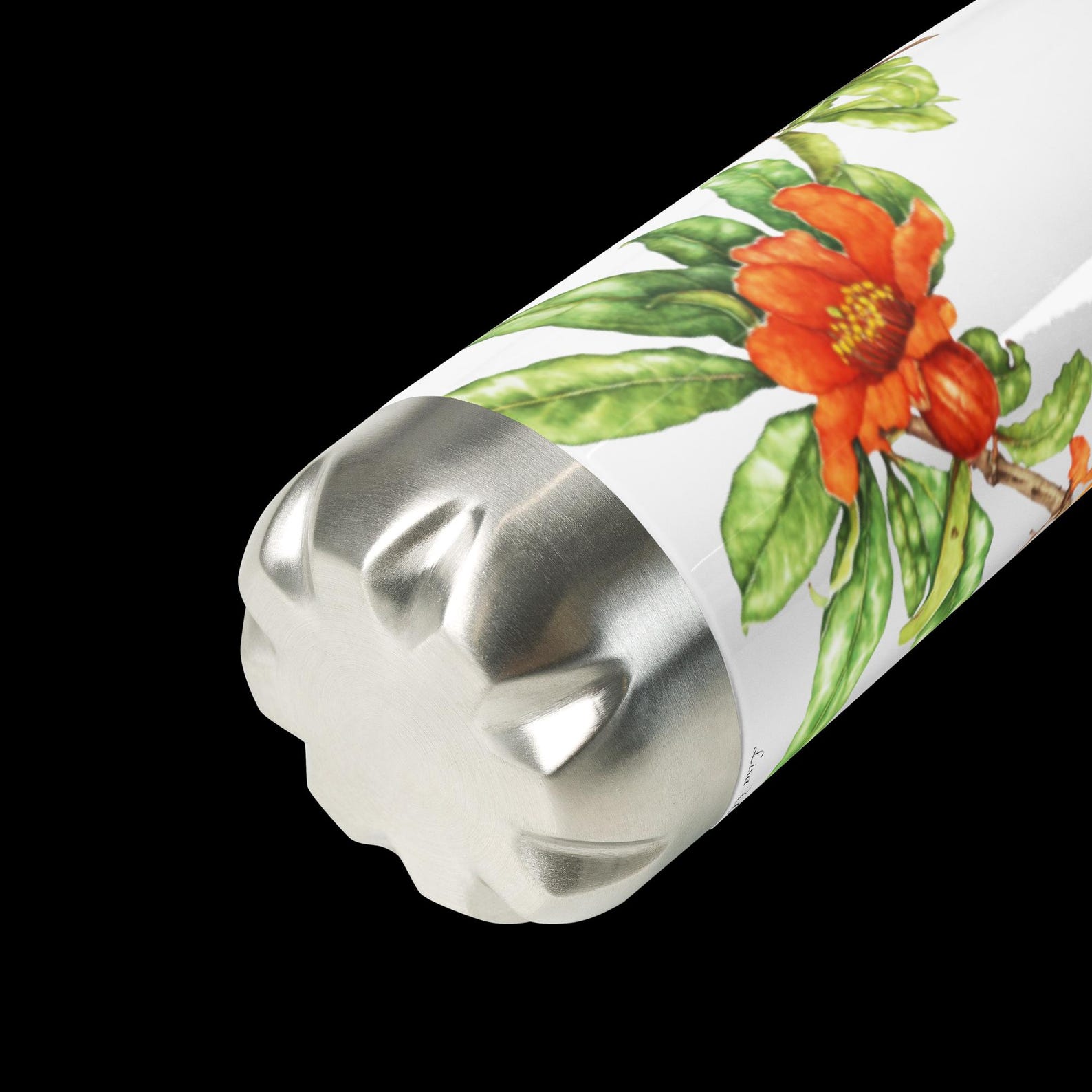 Thermal Bottle 500 Ml Stainless Steel With Botanical Illustration ...