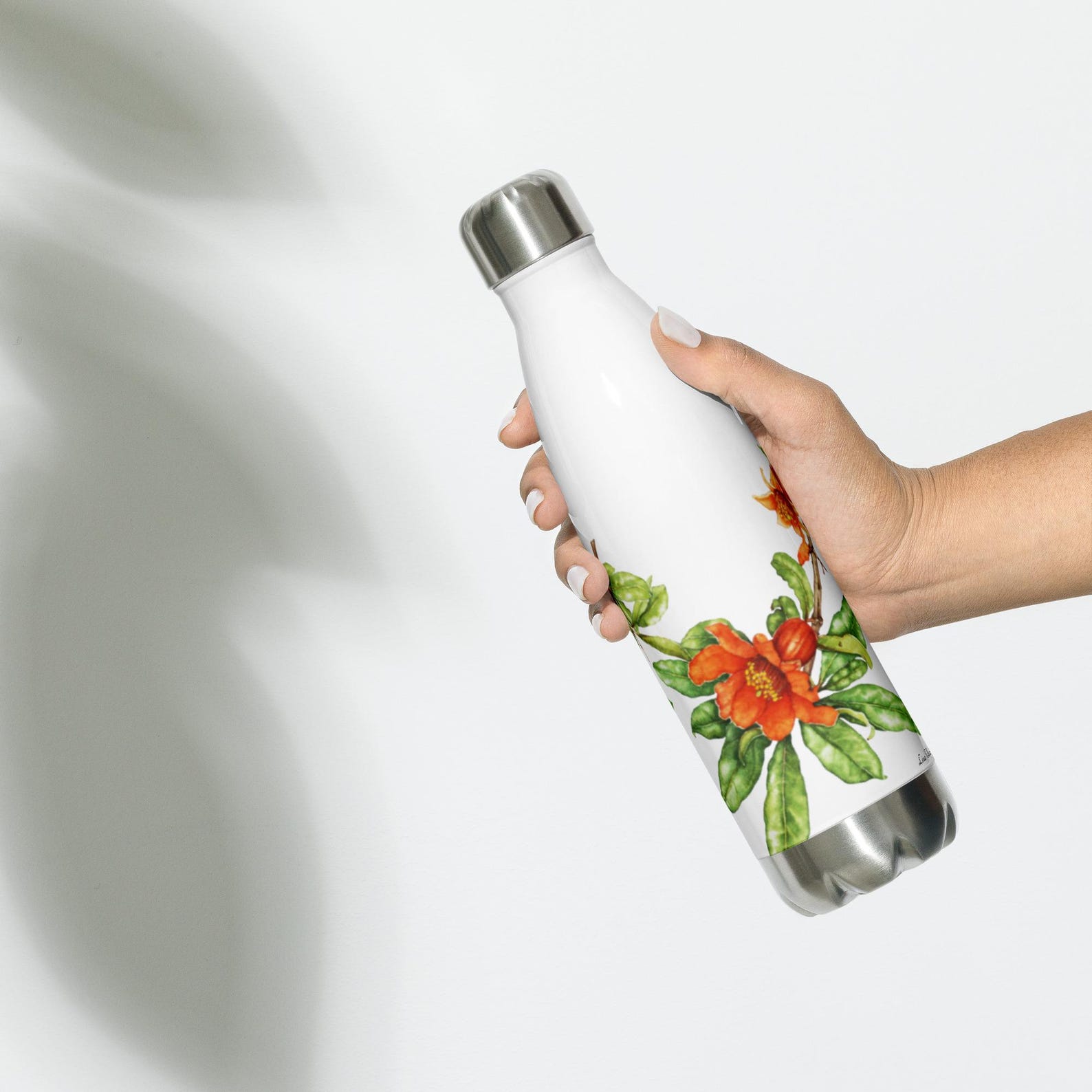 Thermal Bottle 500 Ml Stainless Steel With Botanical Illustration ...