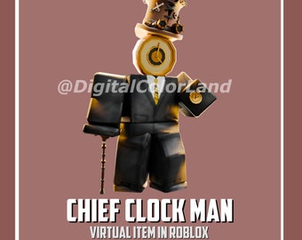 Golden Future Large Clock Man Toilet Tower Defense / TTD Roblox Read ...