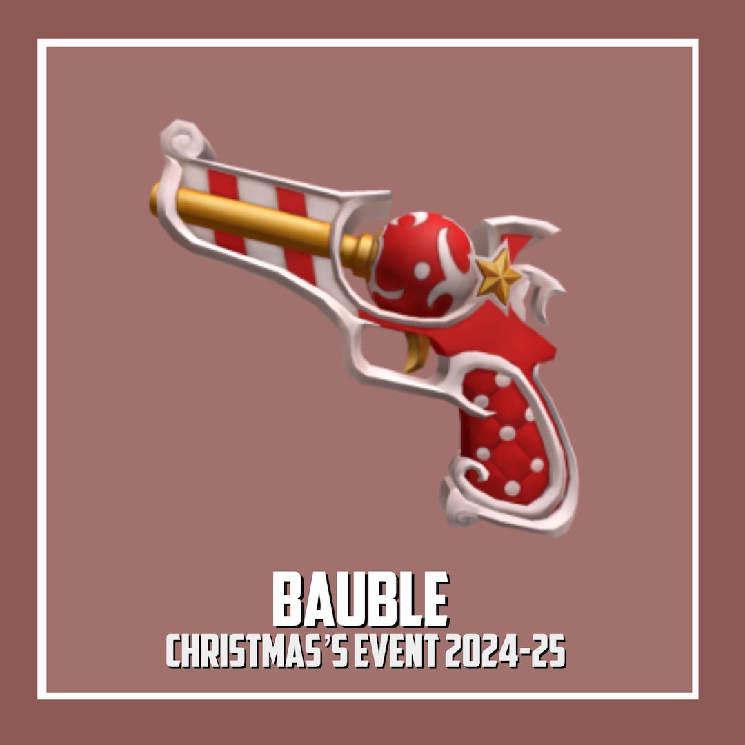 Bauble Gun | Murder Mystery 2 / MM2 Roblox ~ Read DESCRIPTION! - Etsy
